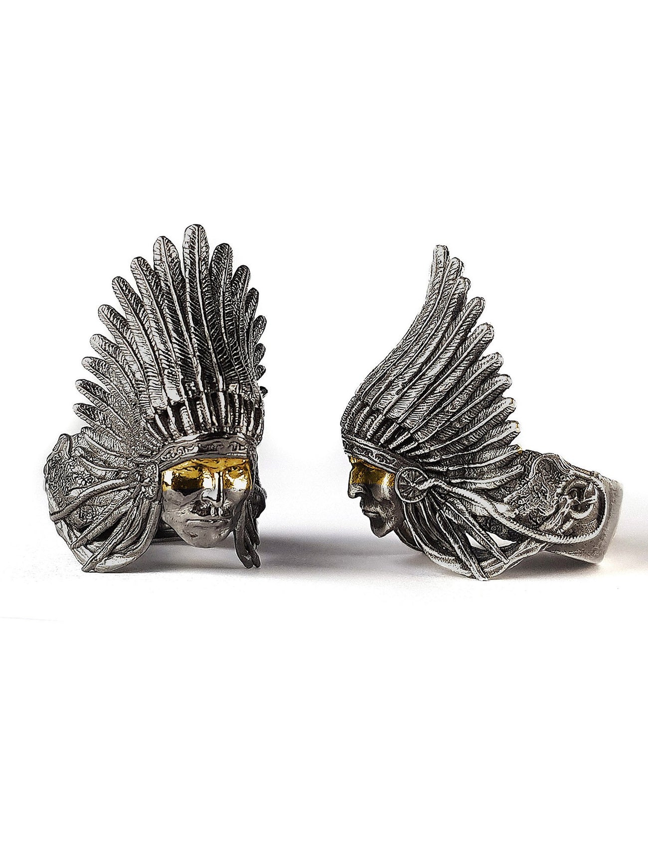 AWARD WINNING | Native American Red Indian Chief Wild West Ring